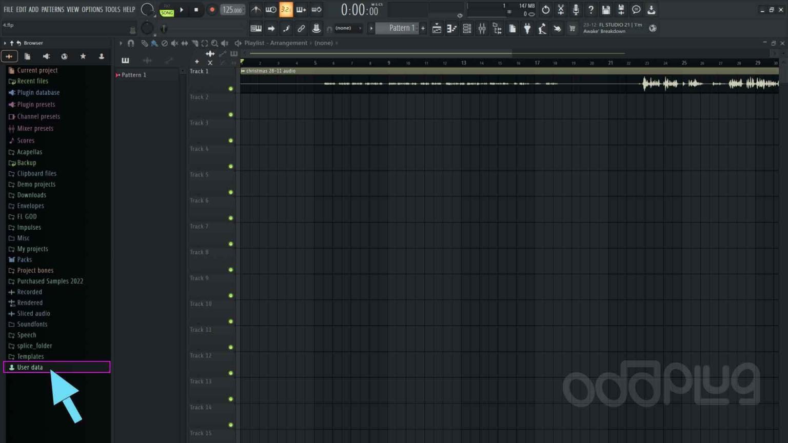 Finding the user data folder in FL Studio