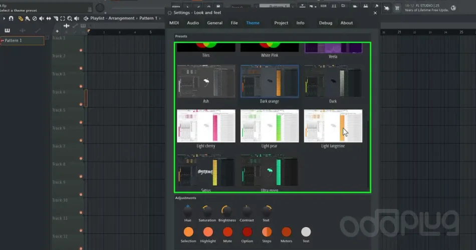 How to change the FL Studio theme? Solution - OddPlug